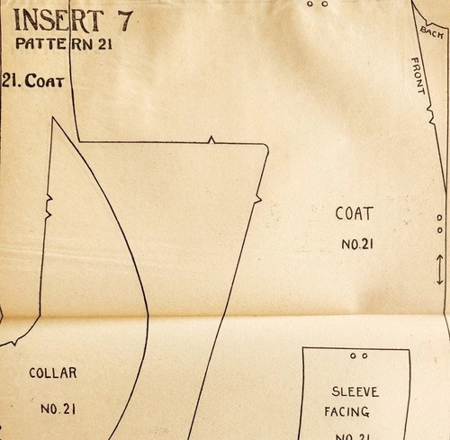 1913 Mary Frances Sewing Pattern Doll Coat Jane Boyer Art Complete ...