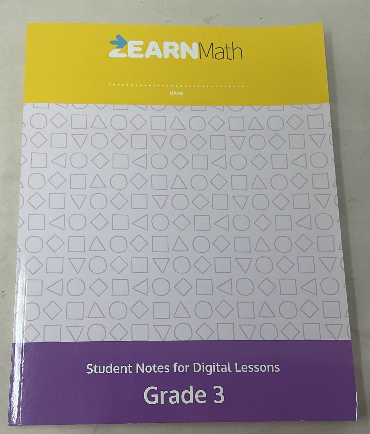 Zearn Math Grade 3 student notes for digital lessons | eBay
