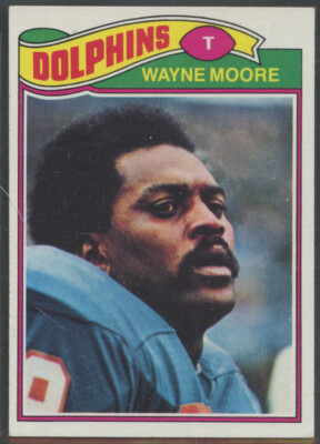 1977 Topps #299 Wayne Moore Miami Dolphins | eBay