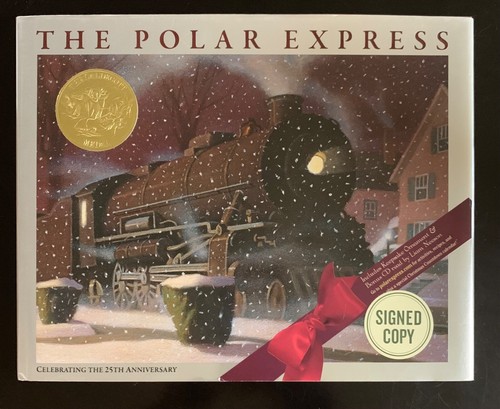 The Polar Express, signed by Chris Van Allsburg (1985, Hardcover +cd ...