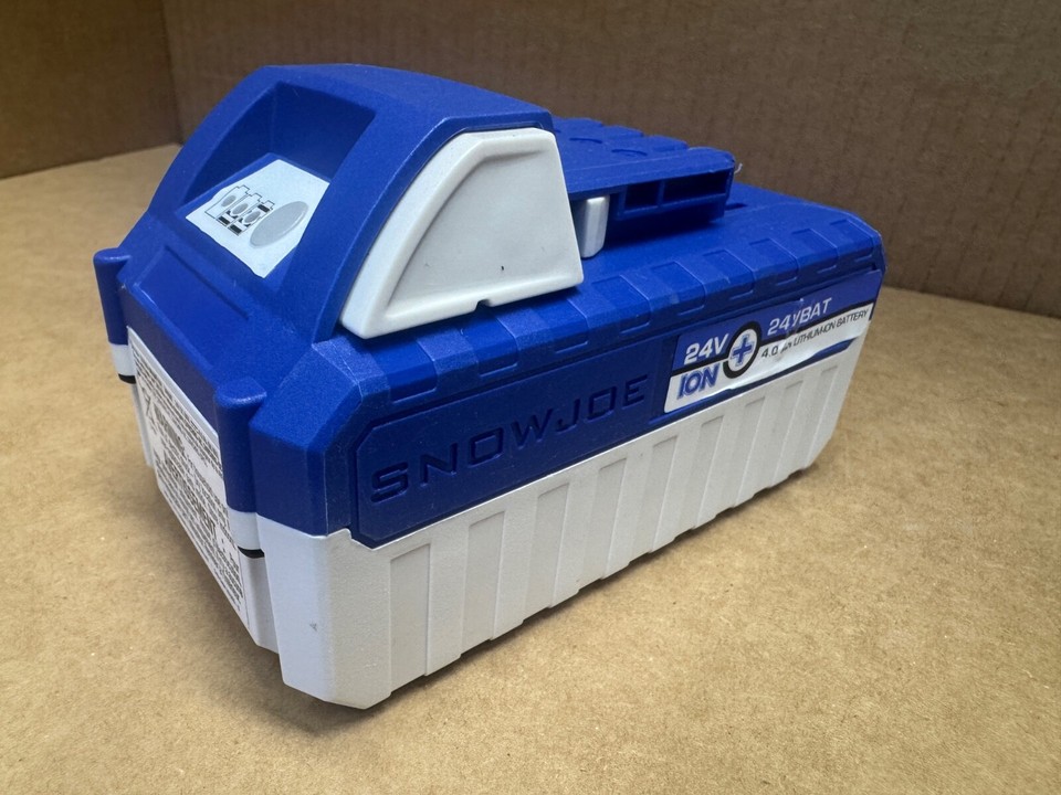SNOW JOE | SUNJOE | SNOWJOE [24VBAT] GENUINE 24V ION+ 4.0AH BATTERY | eBay