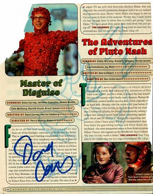 RARE! “Simone" And “Master of Disguise" Hand Signed Magazine Page COA ...