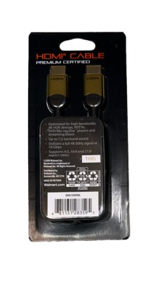 Blackweb Premium Certified 4K ULTRA HD HDMI 4 Foot Cable HDR 18 Gbps | eBay