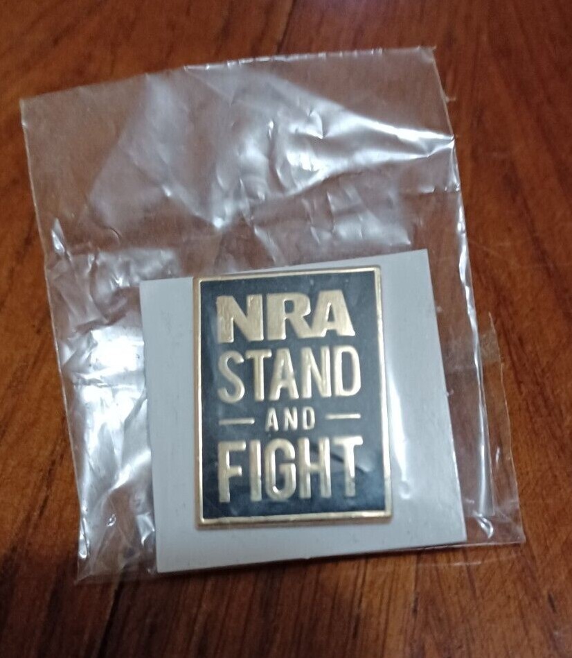 ⭐️ NRA Stand And Fight Hat Lapel Gun Pin Pinback - National Rifle ...