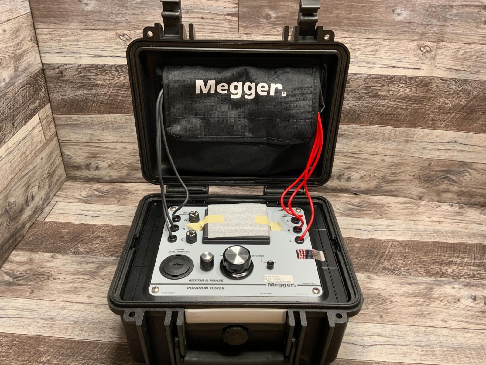 Megger Phase and Motor Rotation Test 560060 (READ DESCRIPTION) | eBay