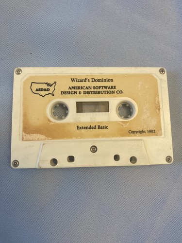 AMERICAN SOFTWARE WIZARD'S DOMINION TI-99/4A 1982 game Extended Basic ...