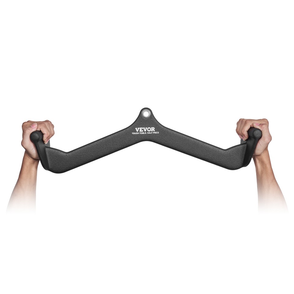 VEVOR LAT Pulldown Bar Tricep Handle Attachment V-bar Cable Machine for ...