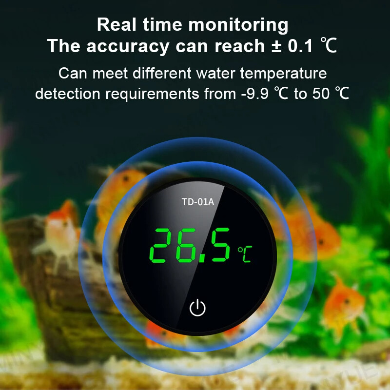 LCD Digital Aquarium Thermometer for Fish Tank Aquarium Temperature ...