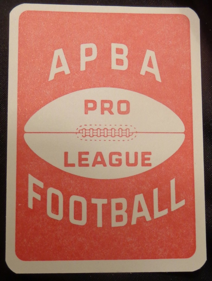 1983 APBA Football Card Lions Homer Elias - Tennessee State alumni...NM ...