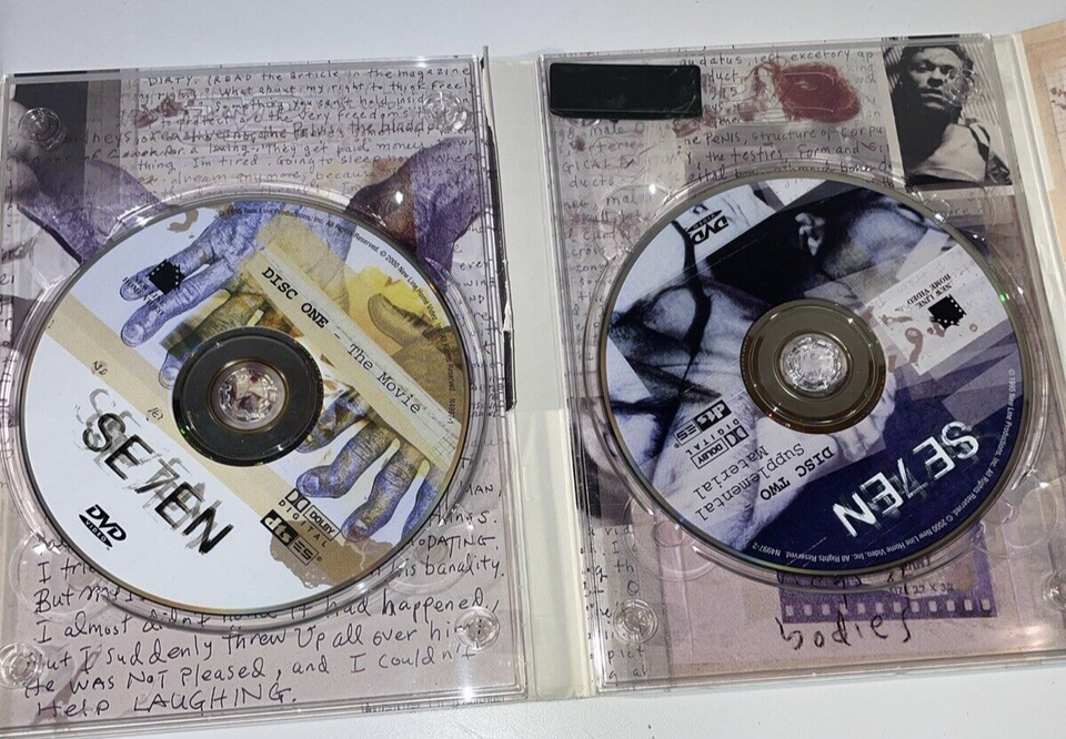 Seven DVD 2001 SE7EN 2 Disc Line Platinum Edition Series | eBay