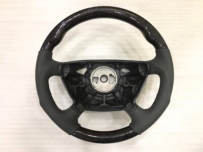 2003 04 Jun2005 Mercedes W211 E Class Steering Wheel BirdEye Wood Black ...