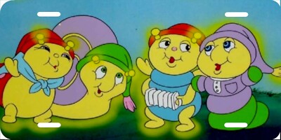 The Glo Friends, 80's Cartoon, License Plate New Car Tag Metal Aluminum ...