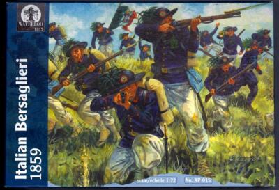 Waterloo 1815 Miniatures 1/72 ITALIAN BERSAGLIERI 1859 War of Indepence ...