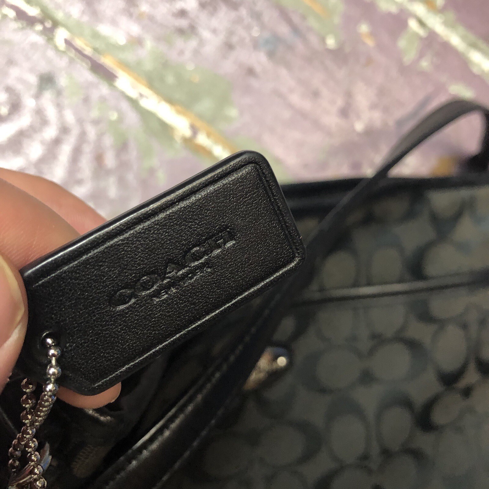 Coach Monogram Logo Crossbody Purse Shoulder Bag Pre … - Gem