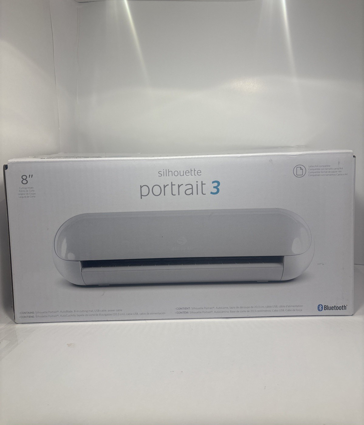 Silhouette Portrait 3 Bluetooth Die Cutting Machine for Vinyl & Paper