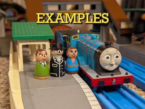 Custom Tomy/Trackmaster-scale Thomas and Friends "The Vicar & His Sons ...