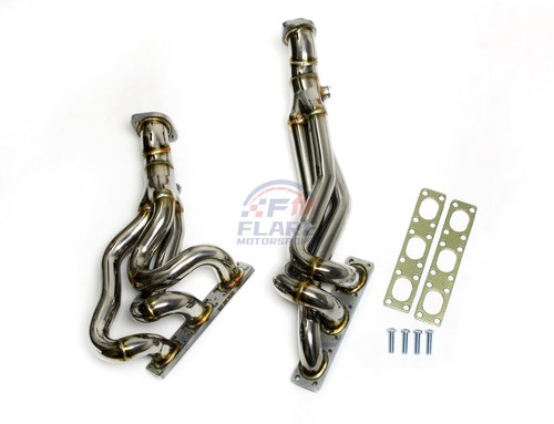 For BMW E46 M52/m54 B25 B30 325i 330i Left Hand 304SS Exhaust Headers ...