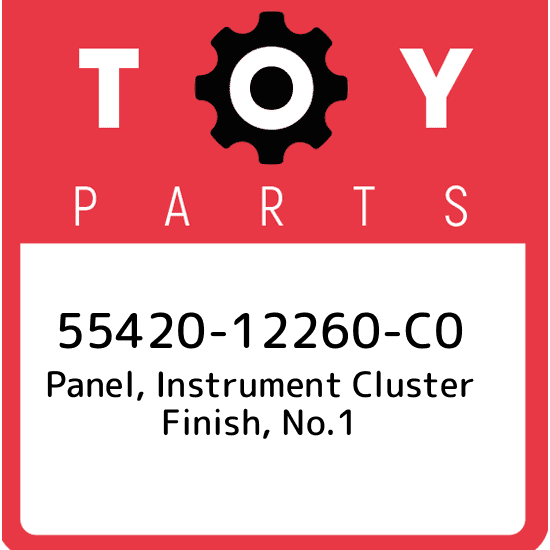 Toyota Genuine OEM 55420-12260-c0 Panel ASSY Instr 5542012260C0 for ...