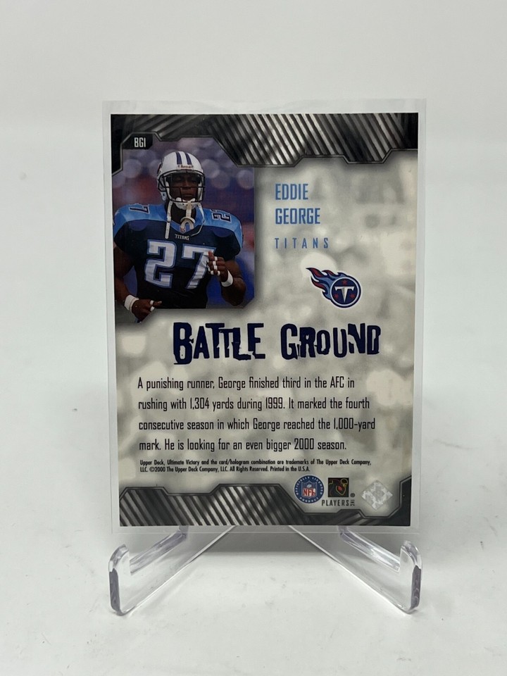 2000 Ultimate Victory Battle Ground Eddie George Card #BD1 | eBay