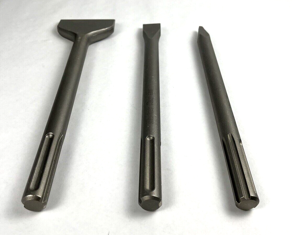 3 Pack Monkey King Bar - Sds Max Bits 12 Inch Point Scaling and Flat ...