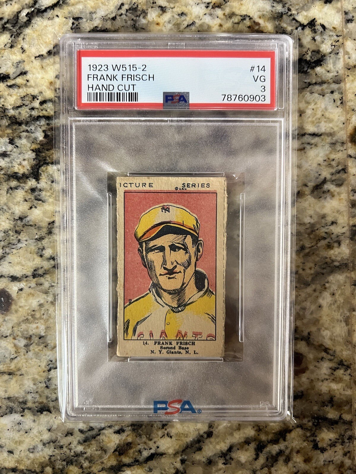1923 W515-2 Frank Frisch #14 HOF PSA 3 | eBay