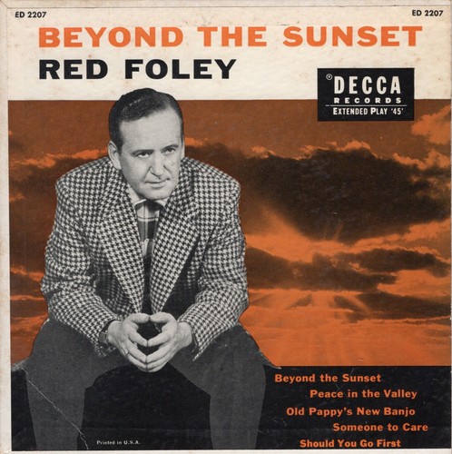 Red Foley – Beyond The Sunset 1955 Decca EP Country EX | eBay