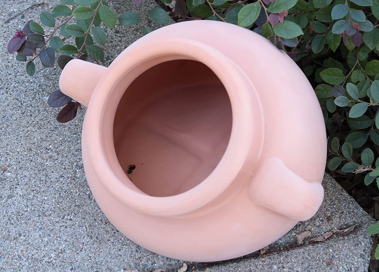 Natural Terracotta Fallen Pot or Hanging Pot with Loops Handles. 2 ...