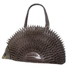 Ladies Croc Effect 3d Hedgehog Shaped Hand Bag Women Spacious Fashion ...