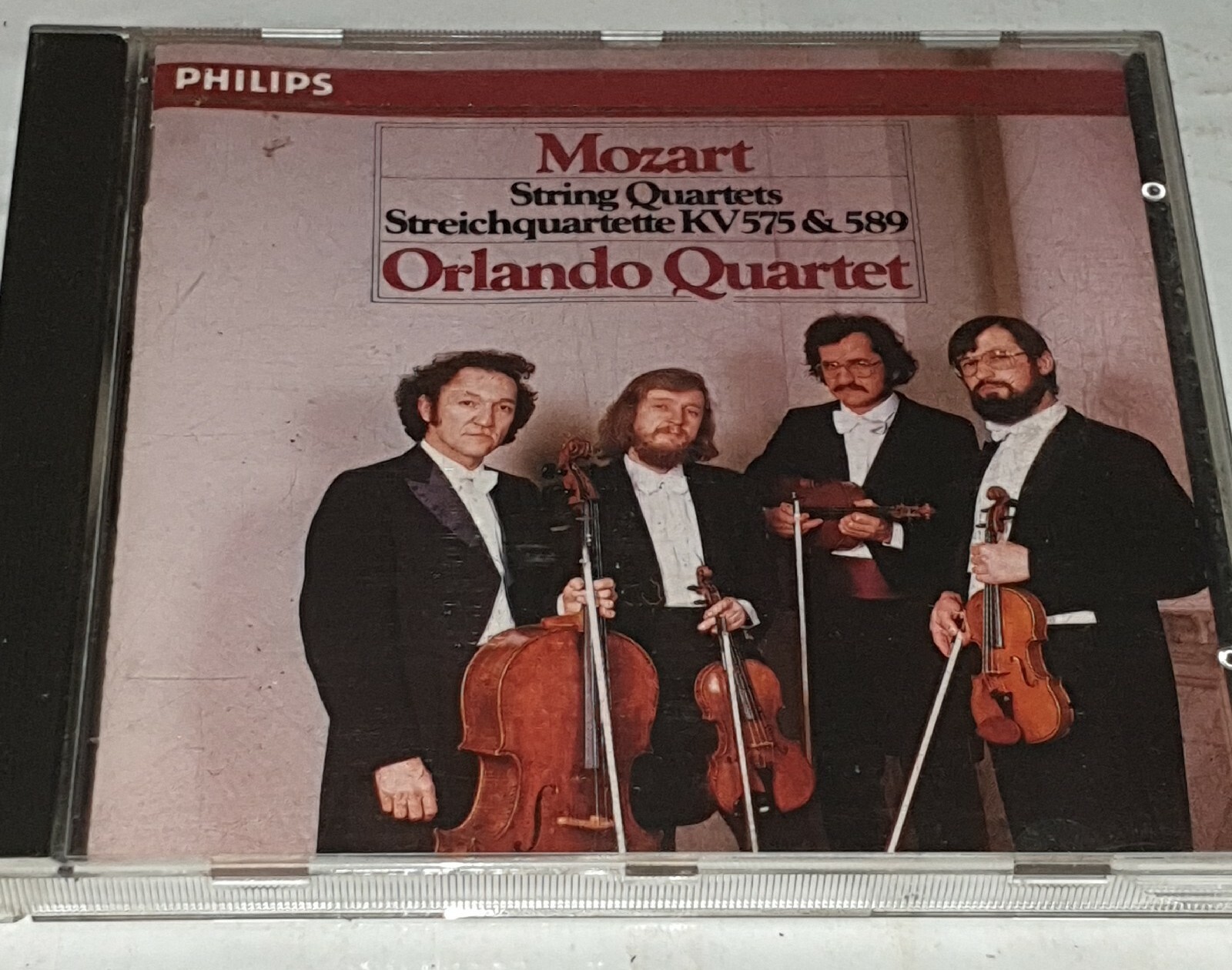 ORLANDO QUARTET - MOZART string Quartets K.575 & K.589 PHILIPS CD full ...