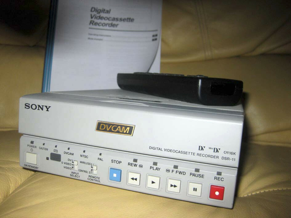 SONY DSR-11 DVCAM / MINI-DV PROFESSIONAL VCR NTSC/PAL FIREWIRE ...