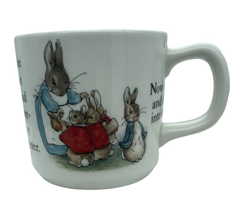 Peter Rabbit Beatrix Potter Wedgewood Bowl & Cup Set Vintage Excellent ...