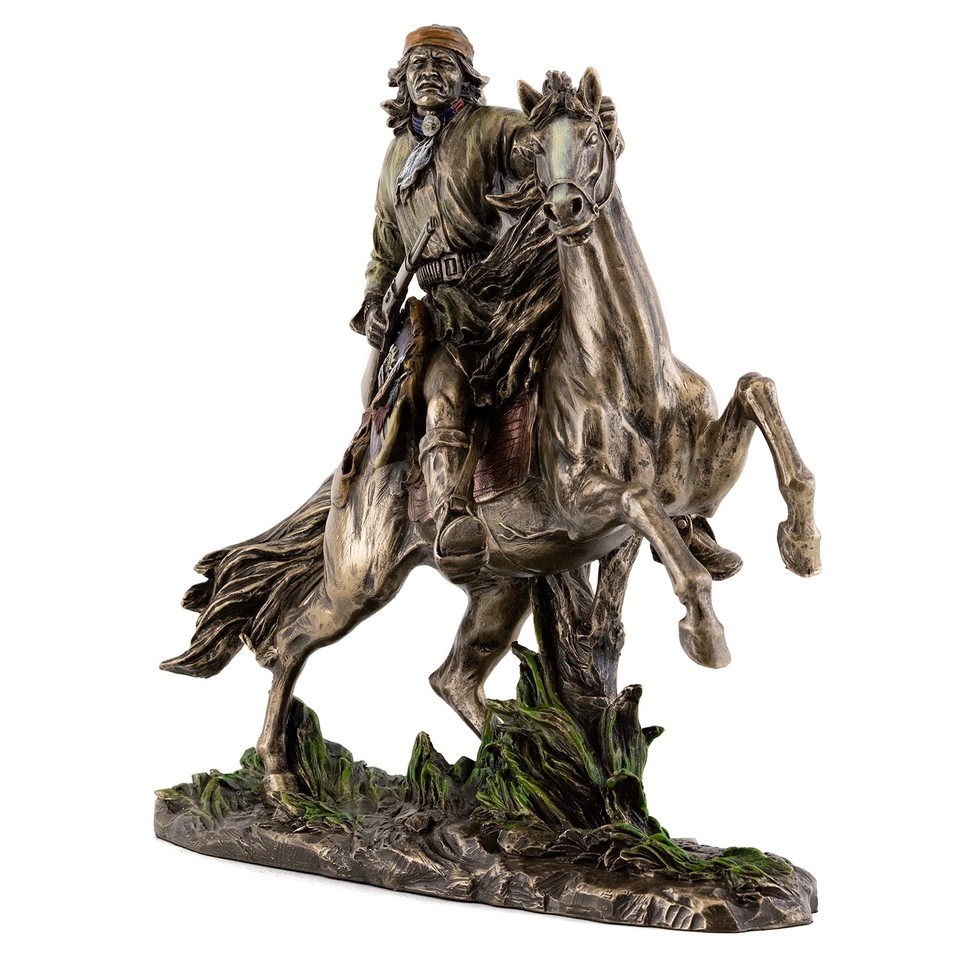 Top Collection Geronimo Going to Battle Statue -Decorative Native ...