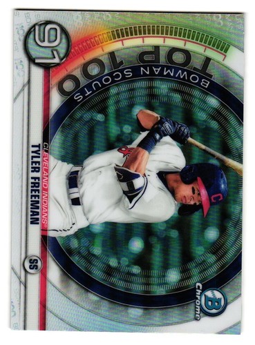 2020 Bowman # BTP-91 Tyler Freeman Cleveland Indians | eBay