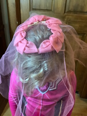 Vintage pink ladies hat with netting | eBay