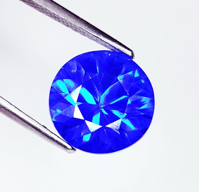 Natural Blue Sapphire 10 MM Certified Loose Gemstones Round Shape ...