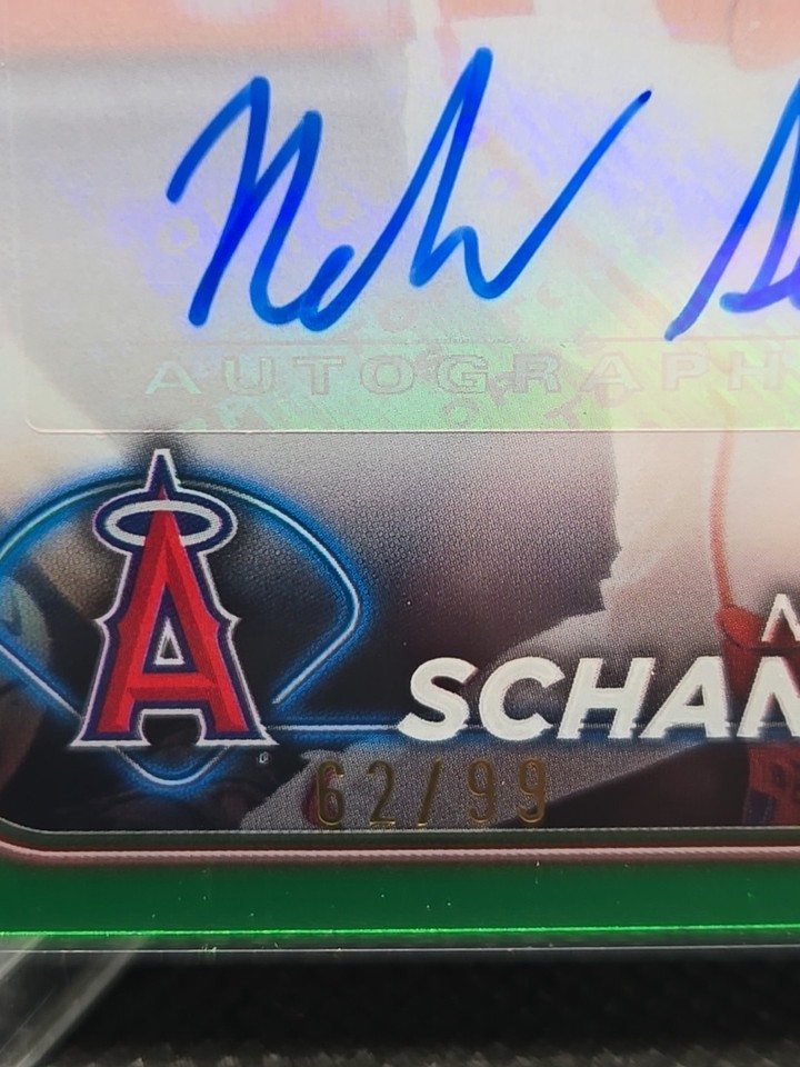 2024 Topps Chrome Nolan Schanuel RC Auto True Green /99 | eBay