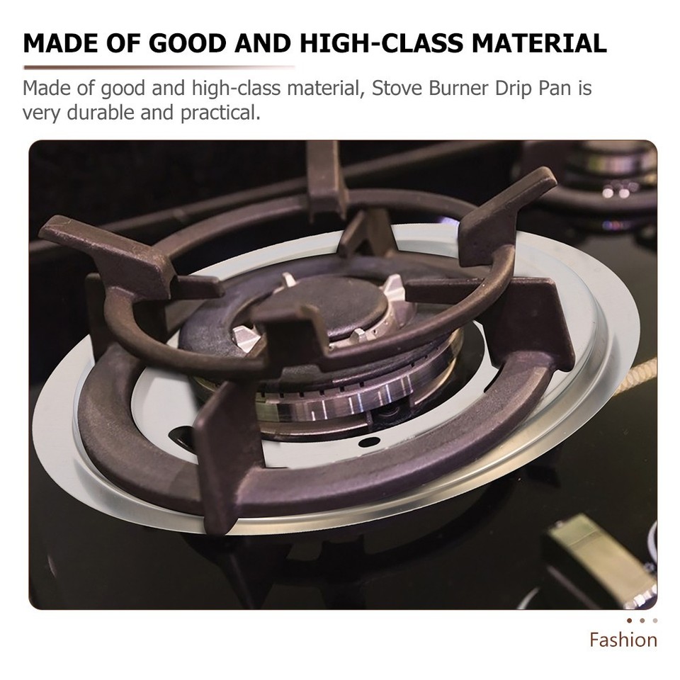 4Pcs Embedded Gas Range Pans Liquefied Gas Stove Drip Pans Stainless ...