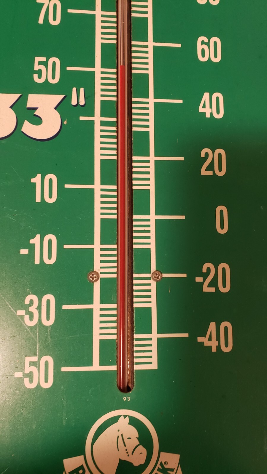 Rolling Rock Vintage 1992 Beer Thermometer Latrobe Brewing Advertising ...