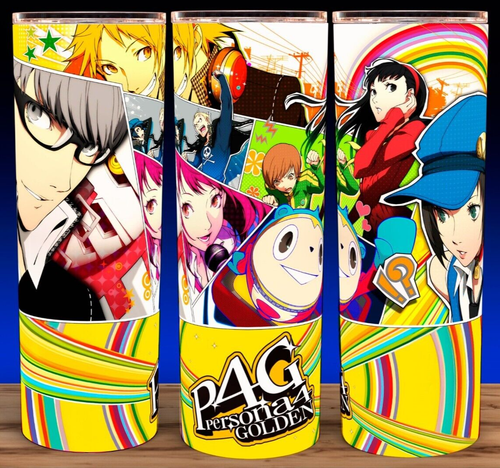 Persona 4 Golden Gaming RPG Anime Cup Mug Tumbler 20 oz with lid and ...