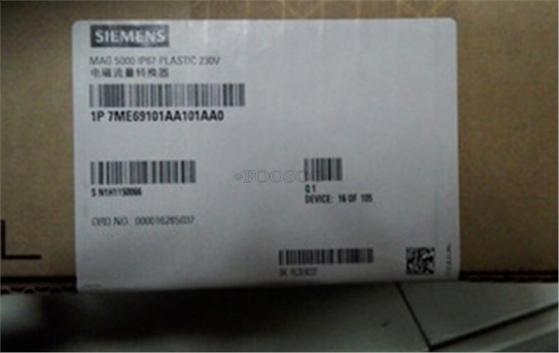 Siemens Mag 5000 Transmitter Sitrans F M Flow Meter 7ME6910-1AA10-1AA0 ...