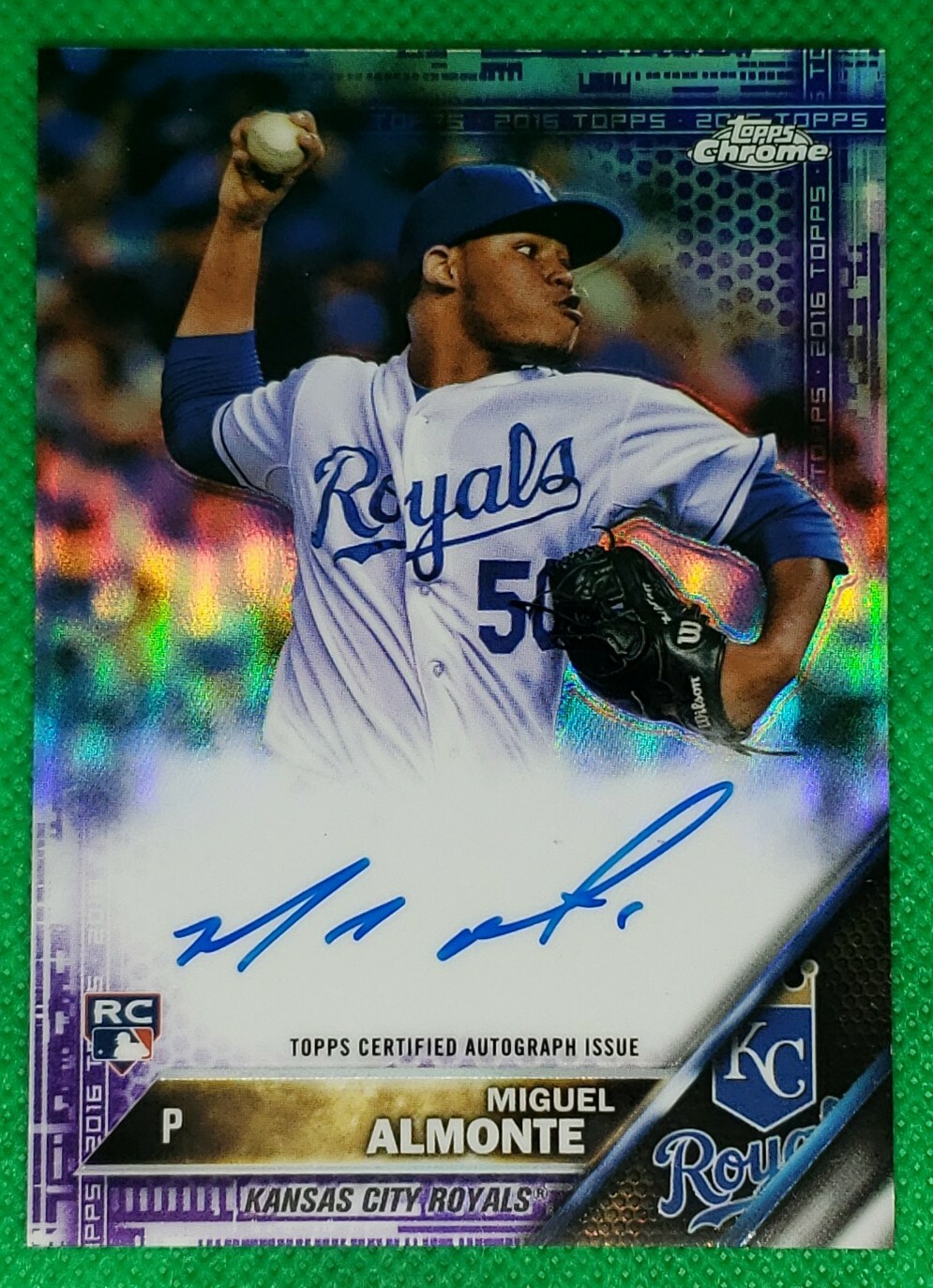 Miguel Almonte 2016 Topps Chrome #RA-MAL Rookie Autograph SN 117/250 ...