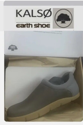 Rare Kalso earth shoes Us 10 womans Eu 41 MANA Leather Grey Cuir Gris ...