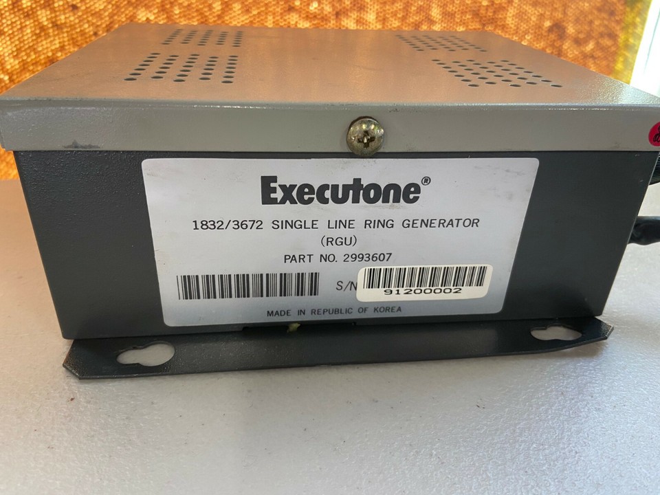 Executone ECX 2993607 Single Line Ring Generator Unit | eBay