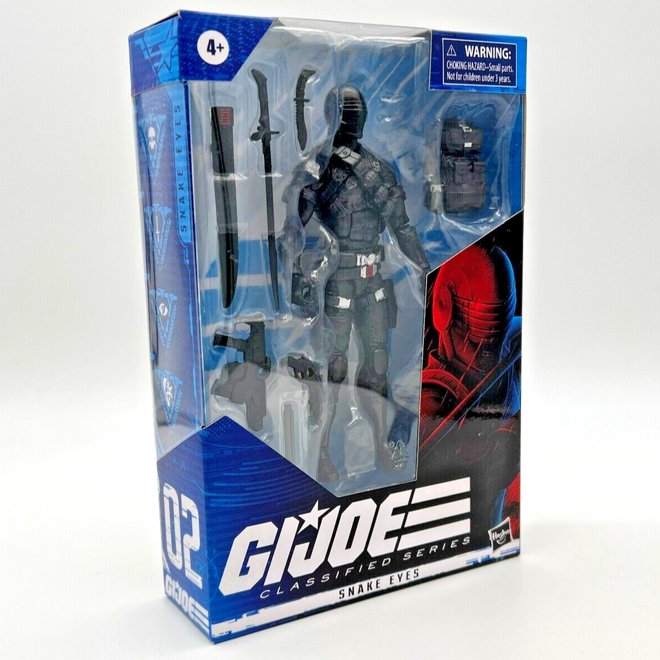 Hasbro G.I. Joe Classified Series Wave 1 SNAKE EYES 02 Action Figure ...