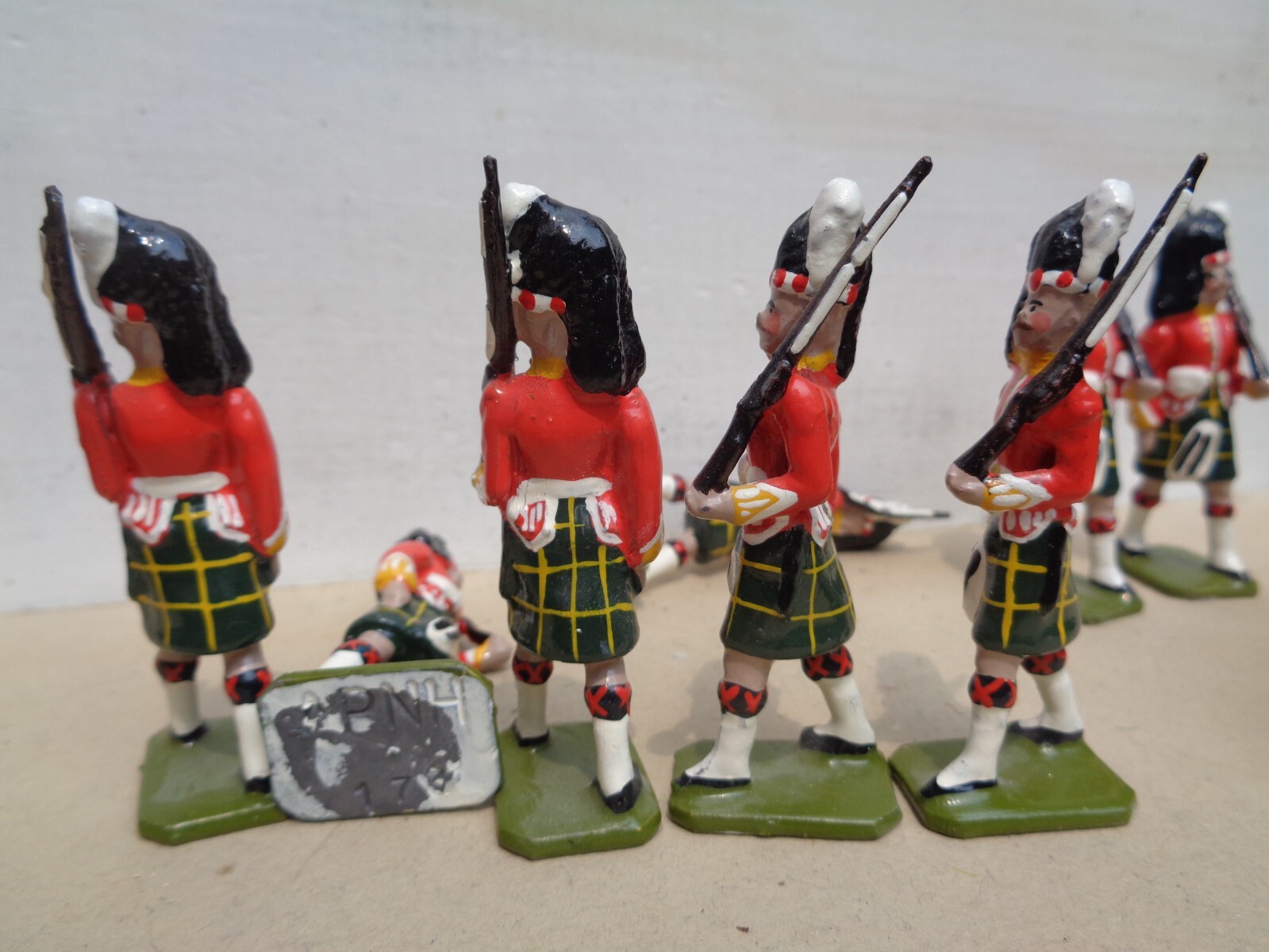 APNH by GBE, British Gordon Highlanders Army infantry lot of 8, 54mm ...