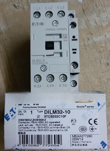 1PC NEW EATON MOELLER DILM32-10(230V50Hz,240V60Hz) contactor Free ...
