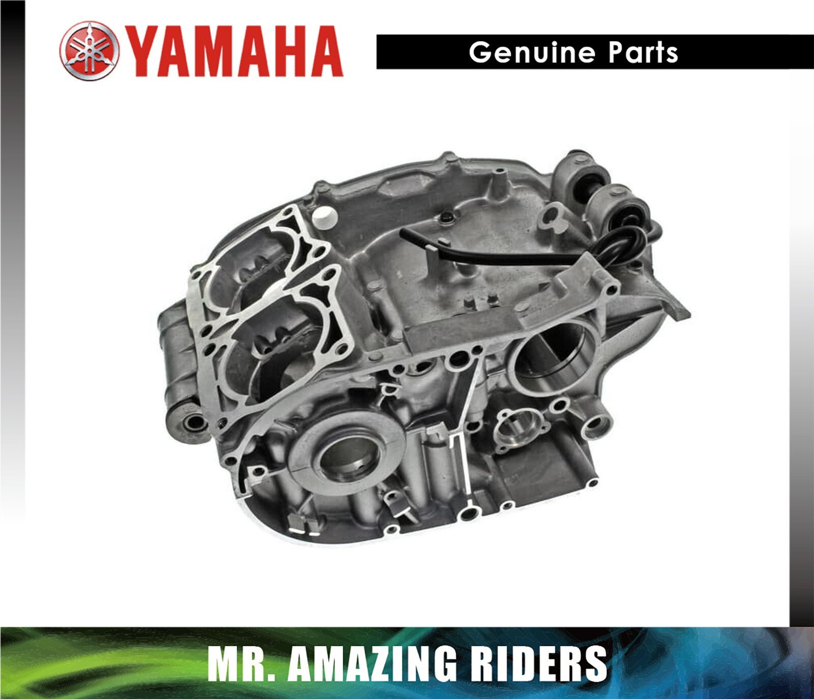 YAMAHA OEM BANSHEE 350 YFZ350 OEM CRANK CASE CRANKCASE SET ASSEMBLY 2GU ...