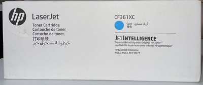 HP LASERJET CYAN TONER Print Cartridge CF361XC for M552 M553 MFP M577 ...
