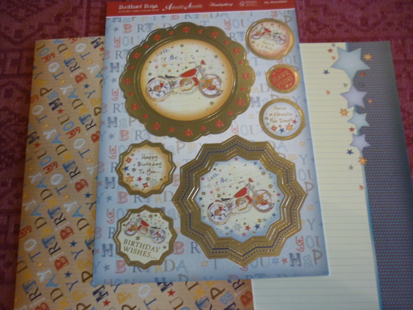 4 Komplettsets "Brilliant Boys" von Hunkydory, foliert | eBay.de