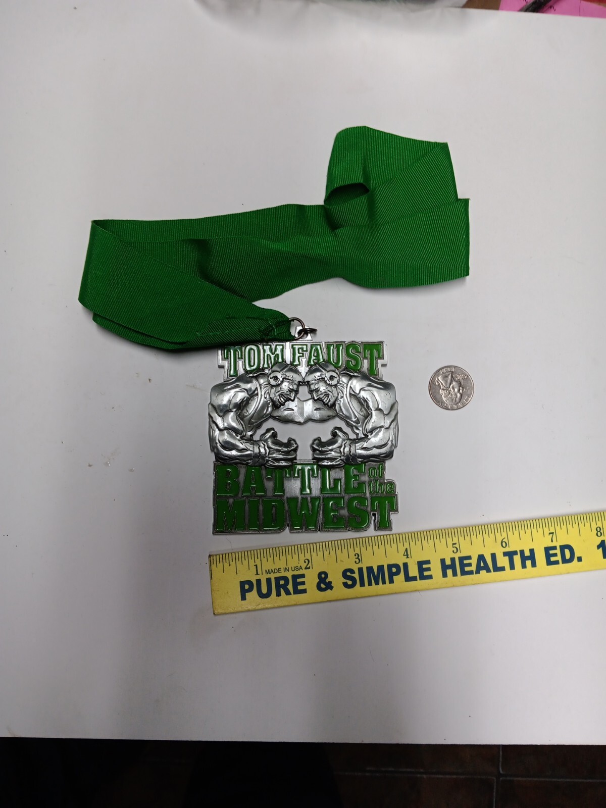 nwa wrestling Medal Medalion Tom Faust Battle Midwest | eBay